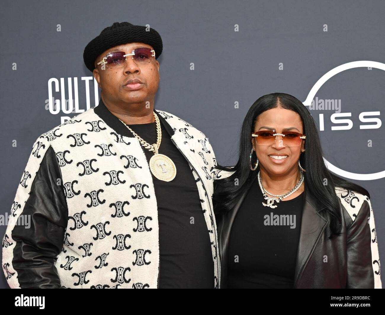 Los Angeles, California - E-40 and Tracey Stevens. BET Awards 2023 at Microsoft Theater. Photo ...