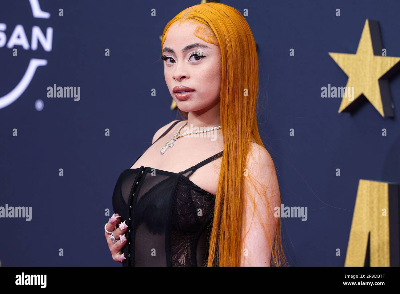 LOS ANGELES, CALIFORNIA, USA - JUNE 25: American rapper Ice Spice (Isis ...