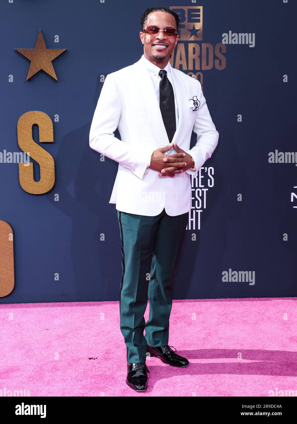 LOS ANGELES, CALIFORNIA, USA - JUNE 25: T.I. arrives at the BET Awards ...