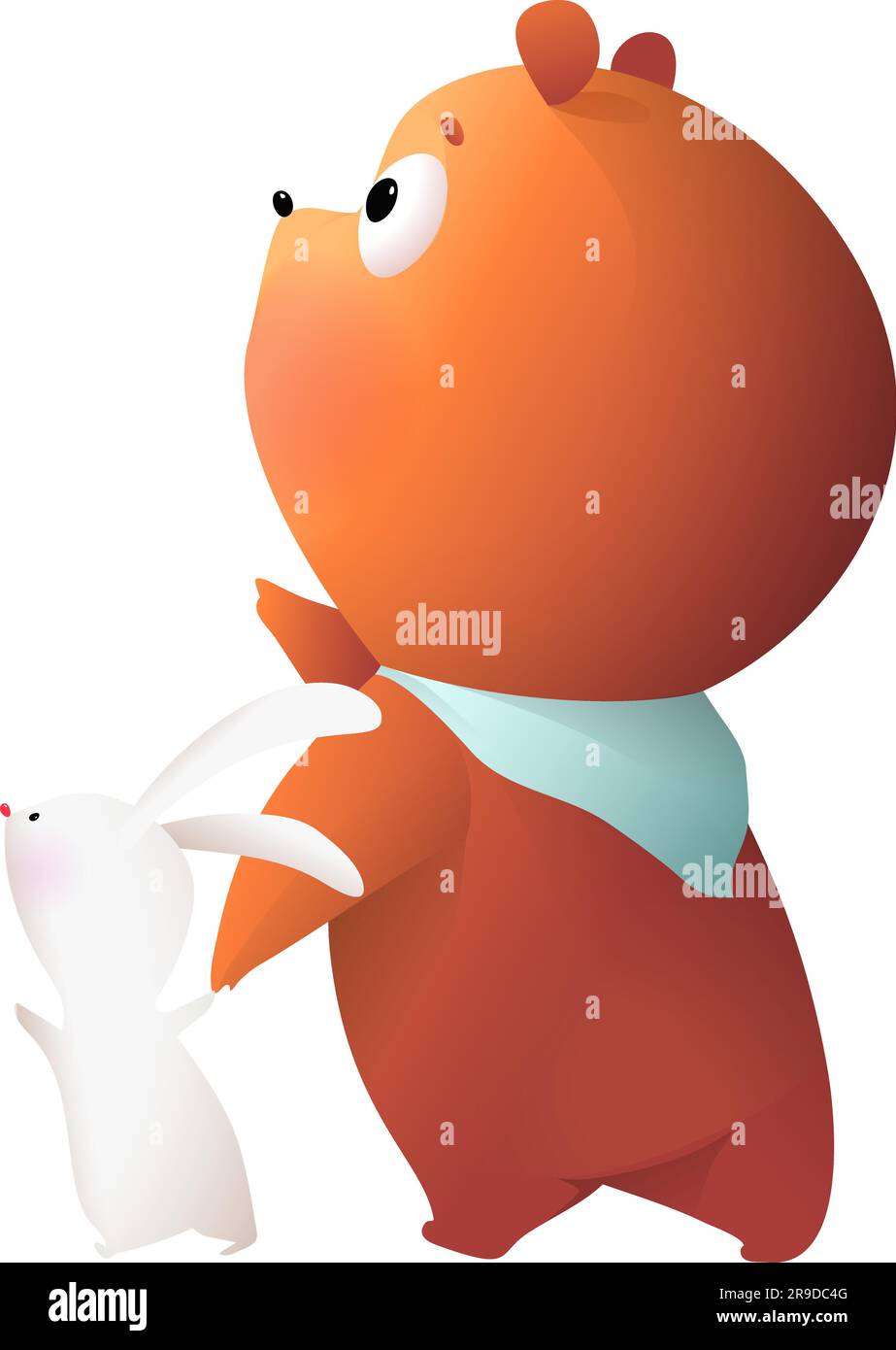 Walking together wild animals Stock Vector Images - Alamy