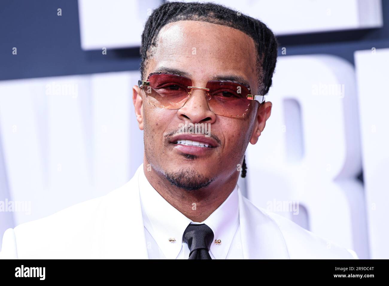 LOS ANGELES, CALIFORNIA, USA - JUNE 25: T.I. arrives at the BET Awards ...