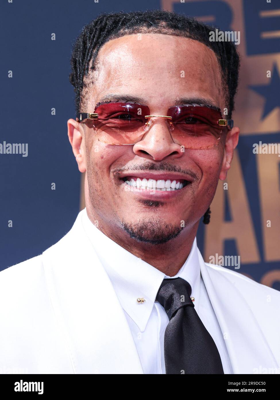 LOS ANGELES, CALIFORNIA, USA - JUNE 25: T.I. arrives at the BET Awards ...