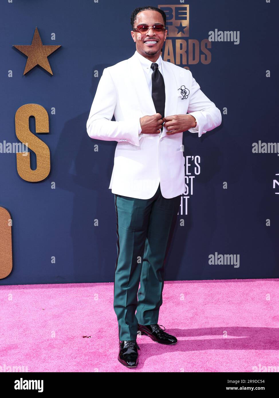 LOS ANGELES, CALIFORNIA, USA - JUNE 25: T.I. arrives at the BET Awards ...