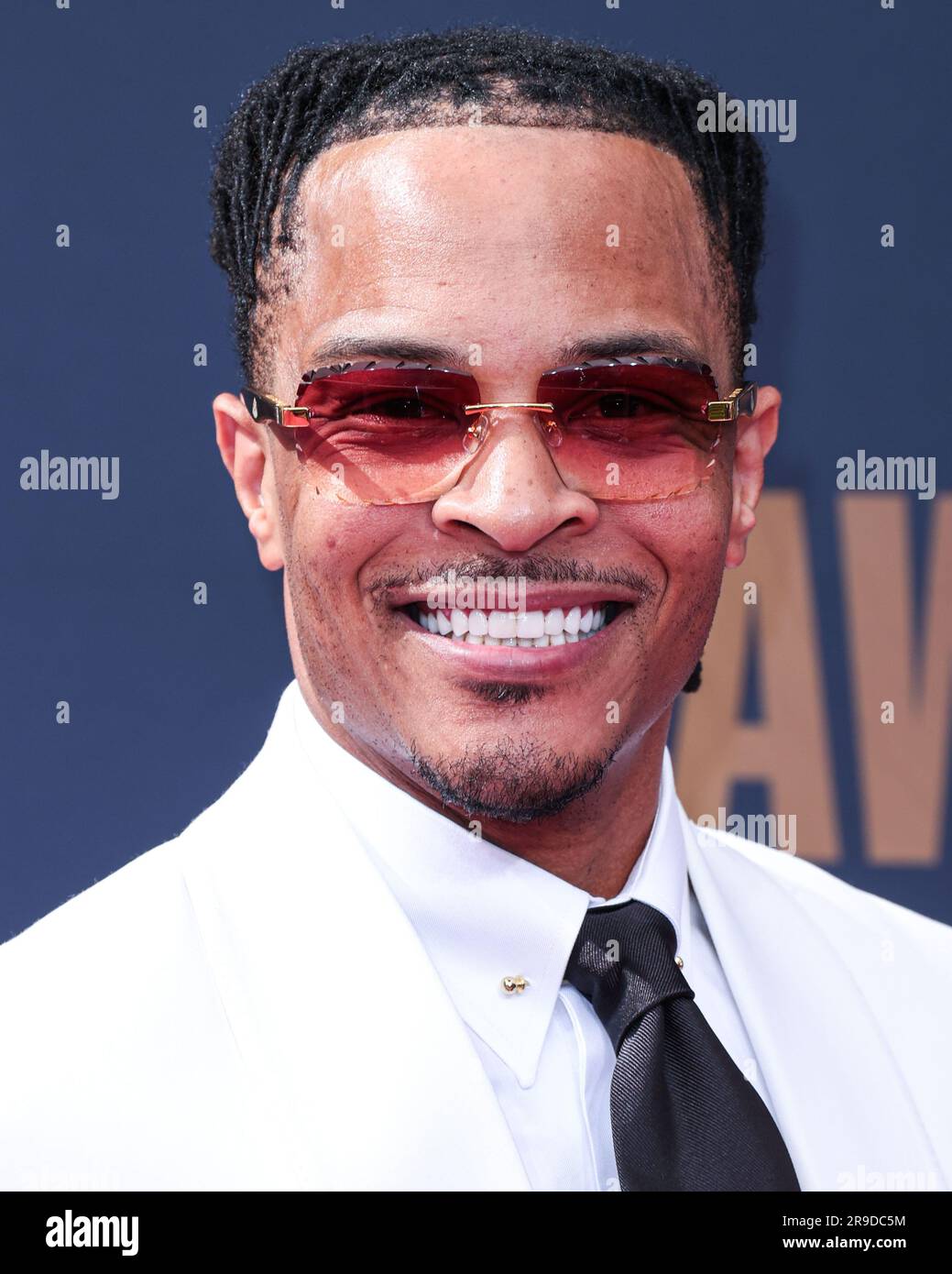 LOS ANGELES, CALIFORNIA, USA - JUNE 25: T.I. arrives at the BET Awards ...