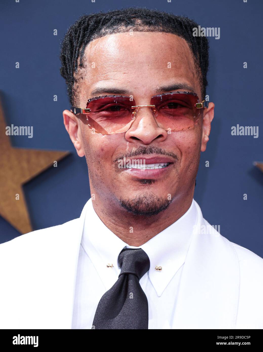 LOS ANGELES, CALIFORNIA, USA - JUNE 25: T.I. arrives at the BET Awards ...