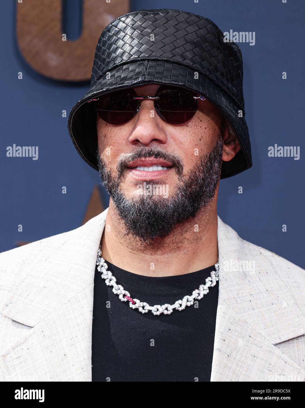 LOS ANGELES, CALIFORNIA, USA - JUNE 25: Swizz Beatz arrives at the BET ...