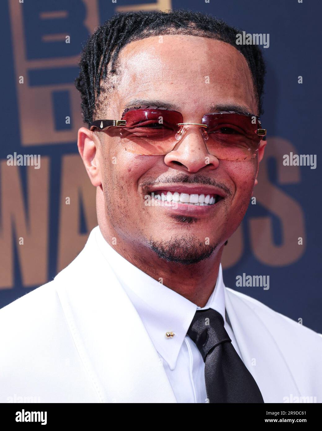 LOS ANGELES, CALIFORNIA, USA - JUNE 25: T.I. arrives at the BET Awards ...