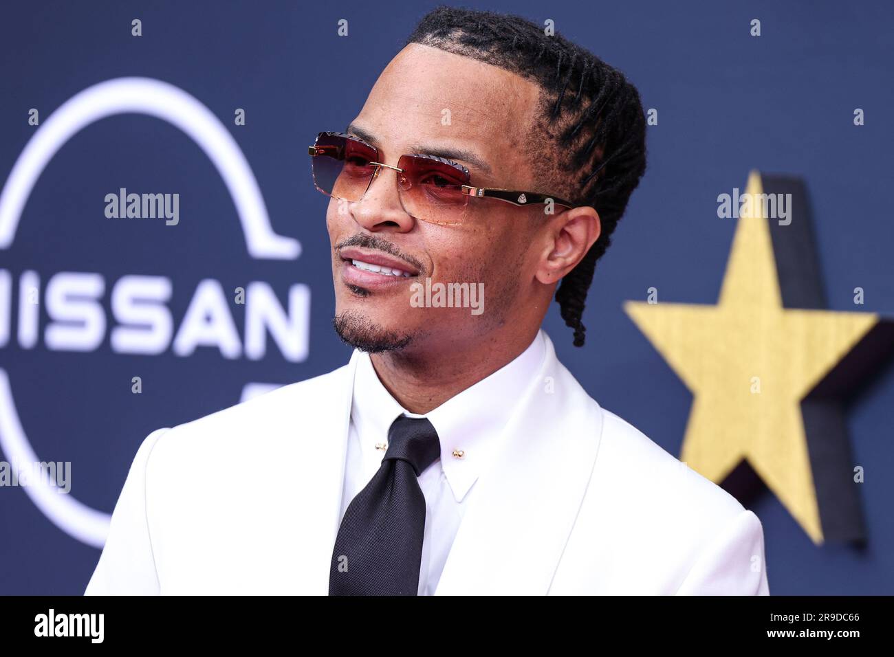 LOS ANGELES, CALIFORNIA, USA - JUNE 25: T.I. arrives at the BET Awards ...