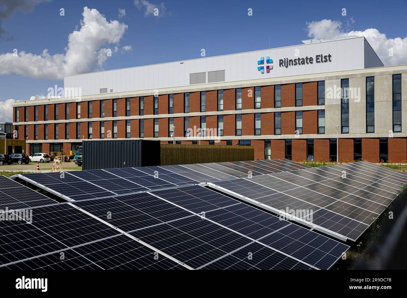 ELST - Solar panels at the Rijnstate hospital in Elst. The hospital is ...