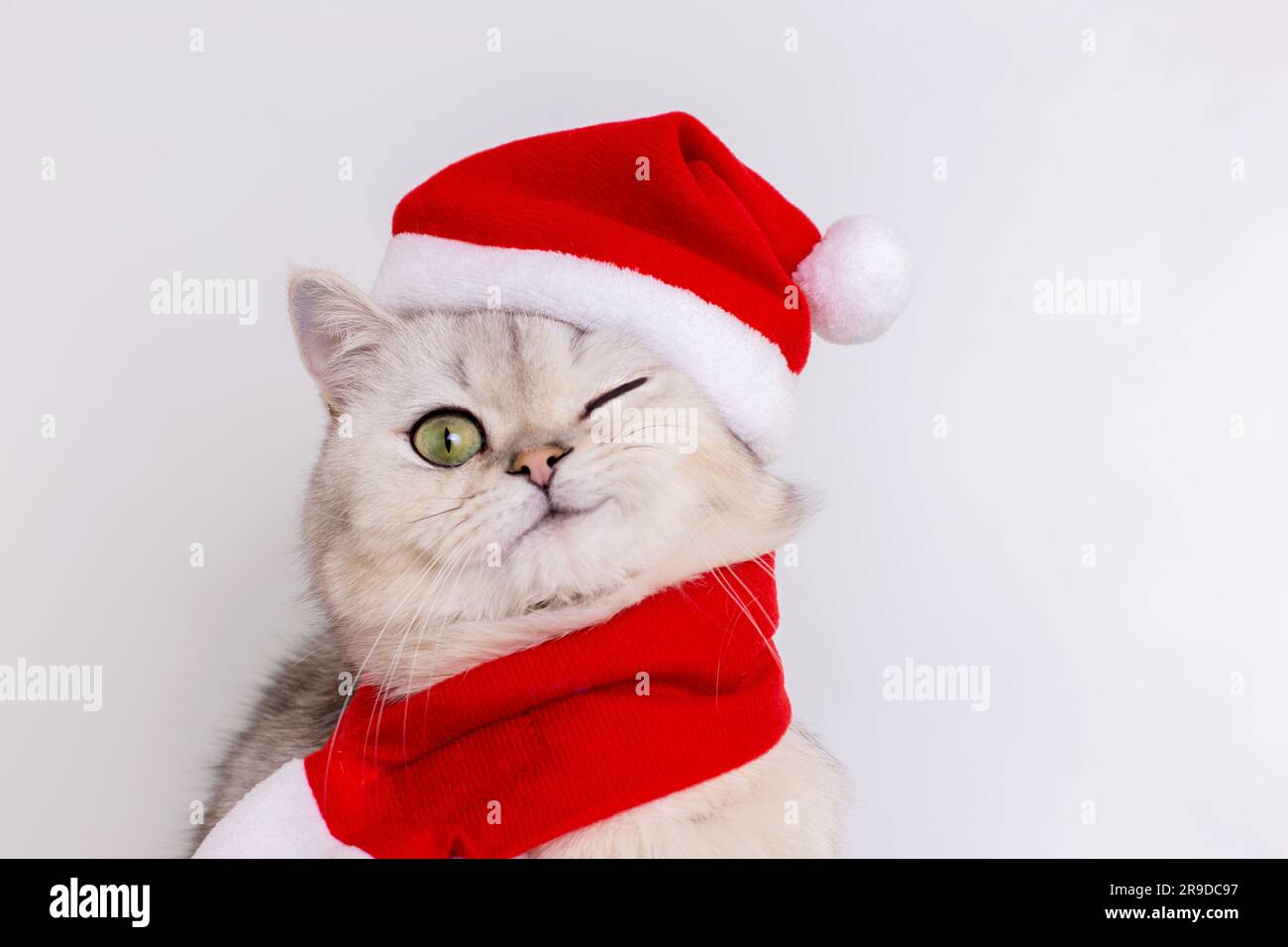 Winking santa hi-res stock photography and images - Alamy
