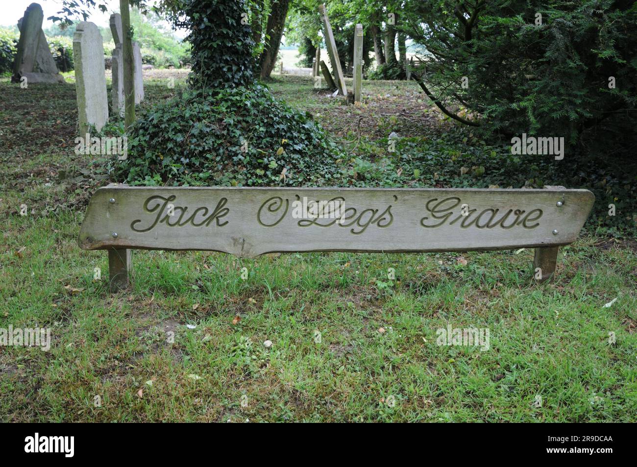 The site of Jack O’Legs grave at Holy Trinity Church, Weston ...
