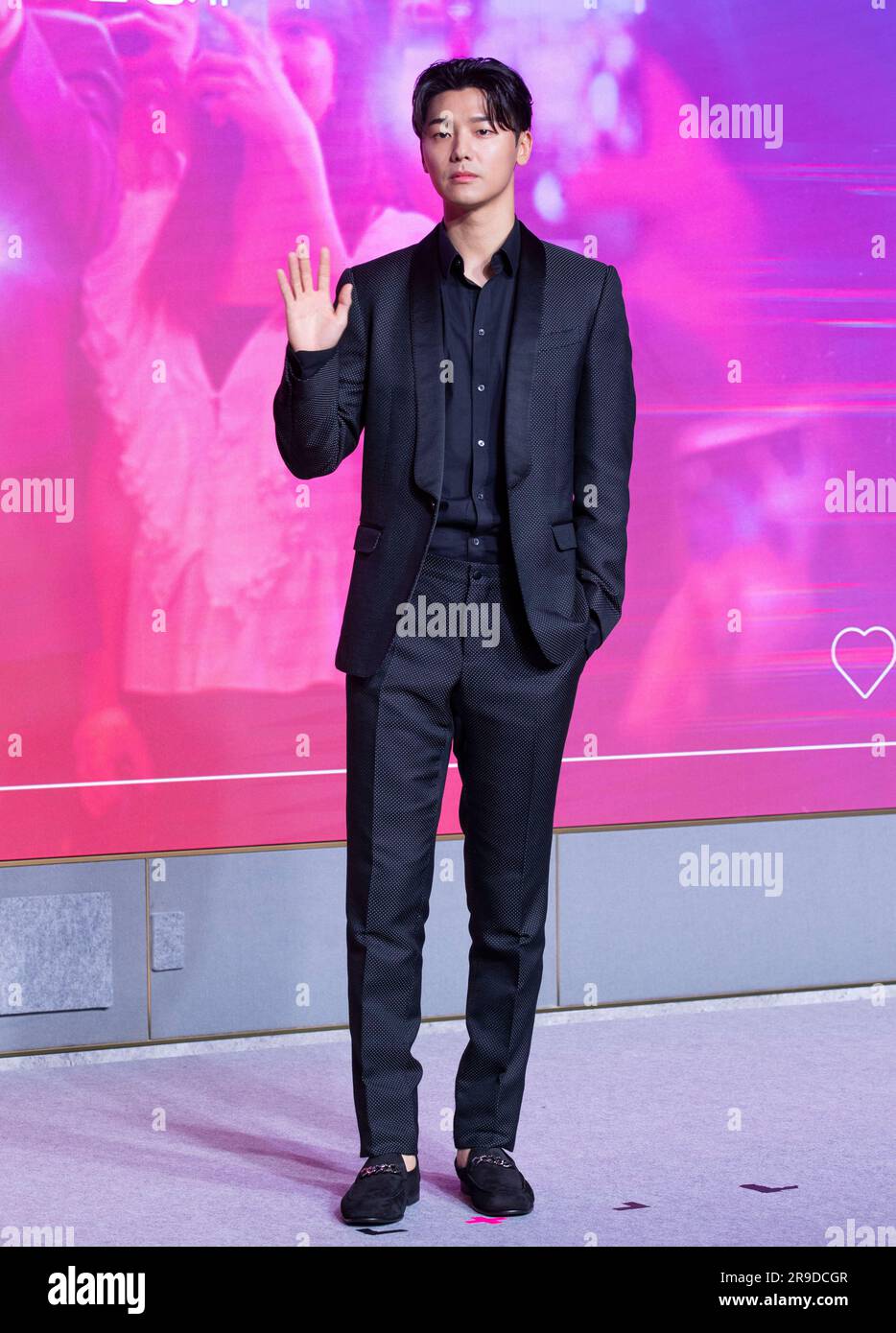 Seoul, South Korea. 26th June, 2023. South Korean actor Kang Min-hyuk, member of rock band ...