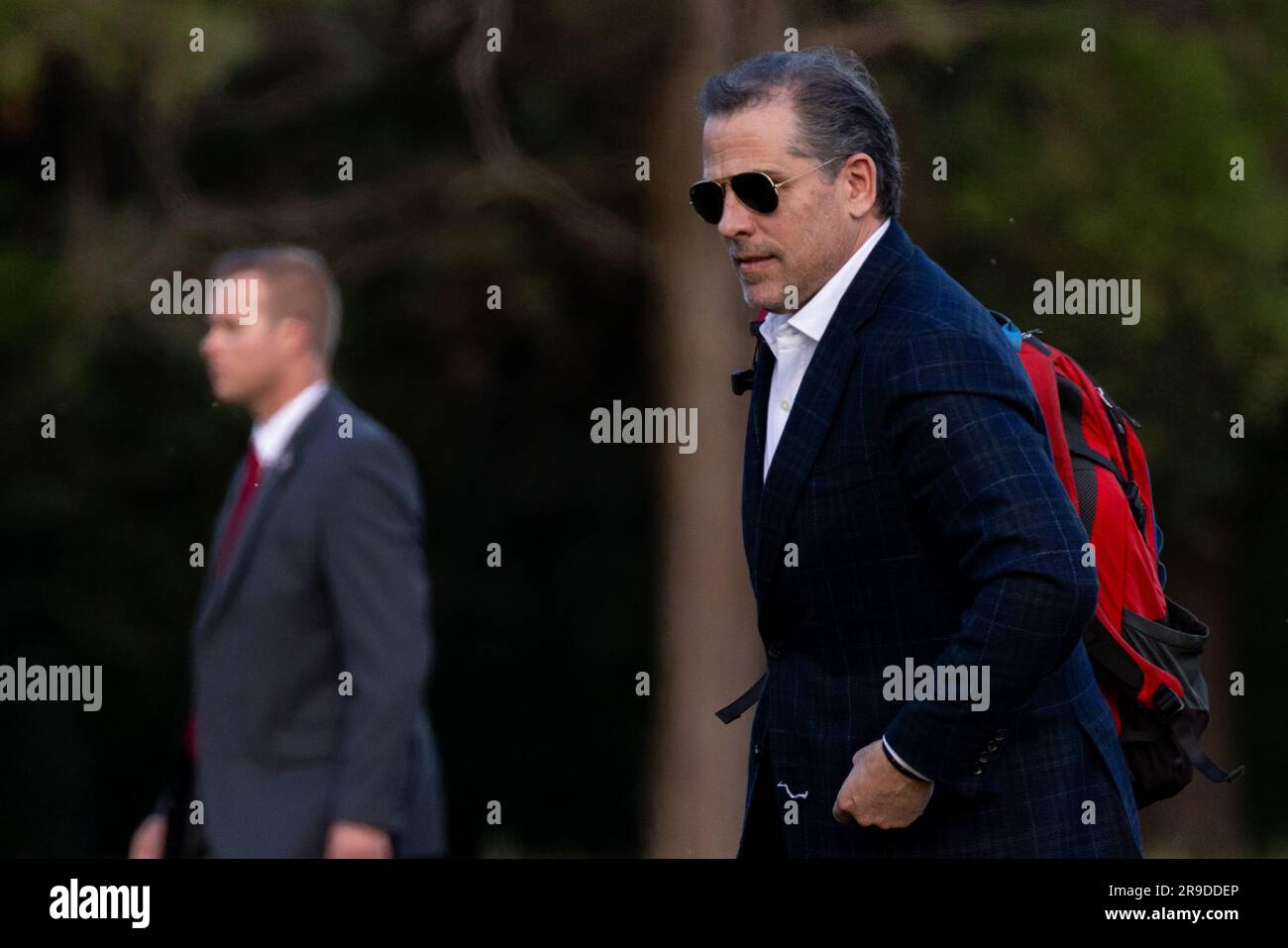 Washington DC, USA. June 25, 2023. Hunter Biden arrives at Fort Lesley ...