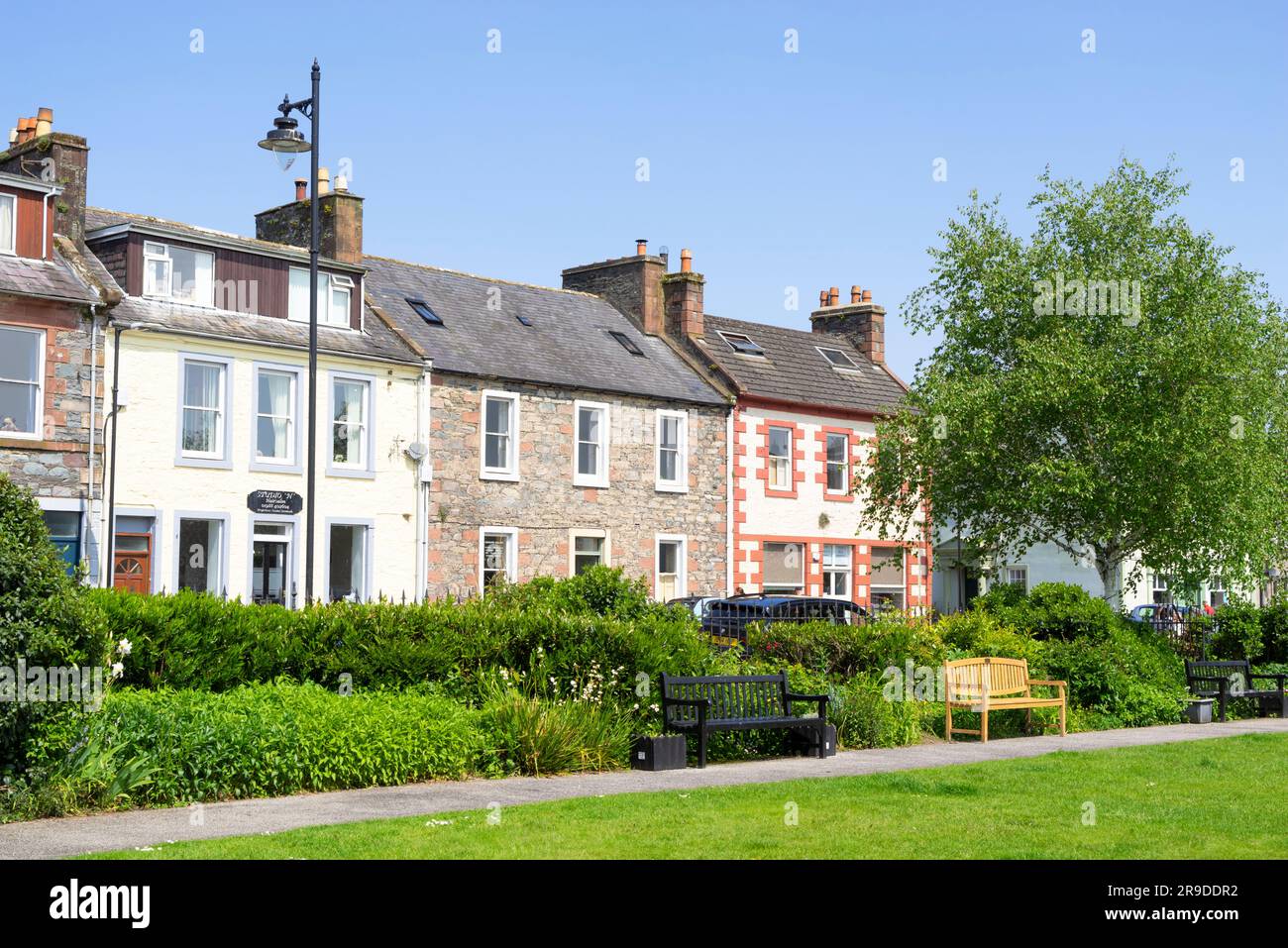 Wigtown Scotland Scotland's National Book Town, and Town centre park in ...