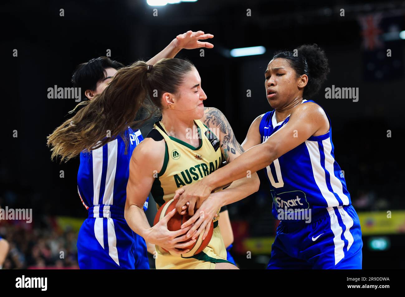 Sydney, Australia. 26th June, 2023. Anneli Maley of Australia controls ...