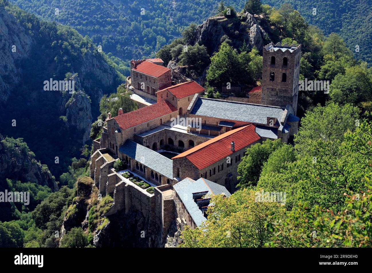 Saint-Martin-du-Canigou Abbey. Community of the Beatitudes. Casteil ...