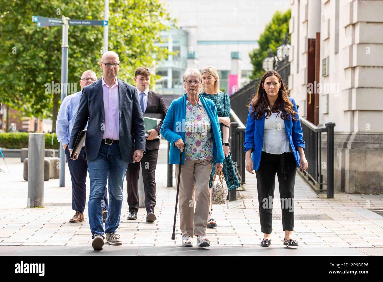 (left to right) Patsy Kelly's son Patsy Kelly Jr. widow Teresa, with ...