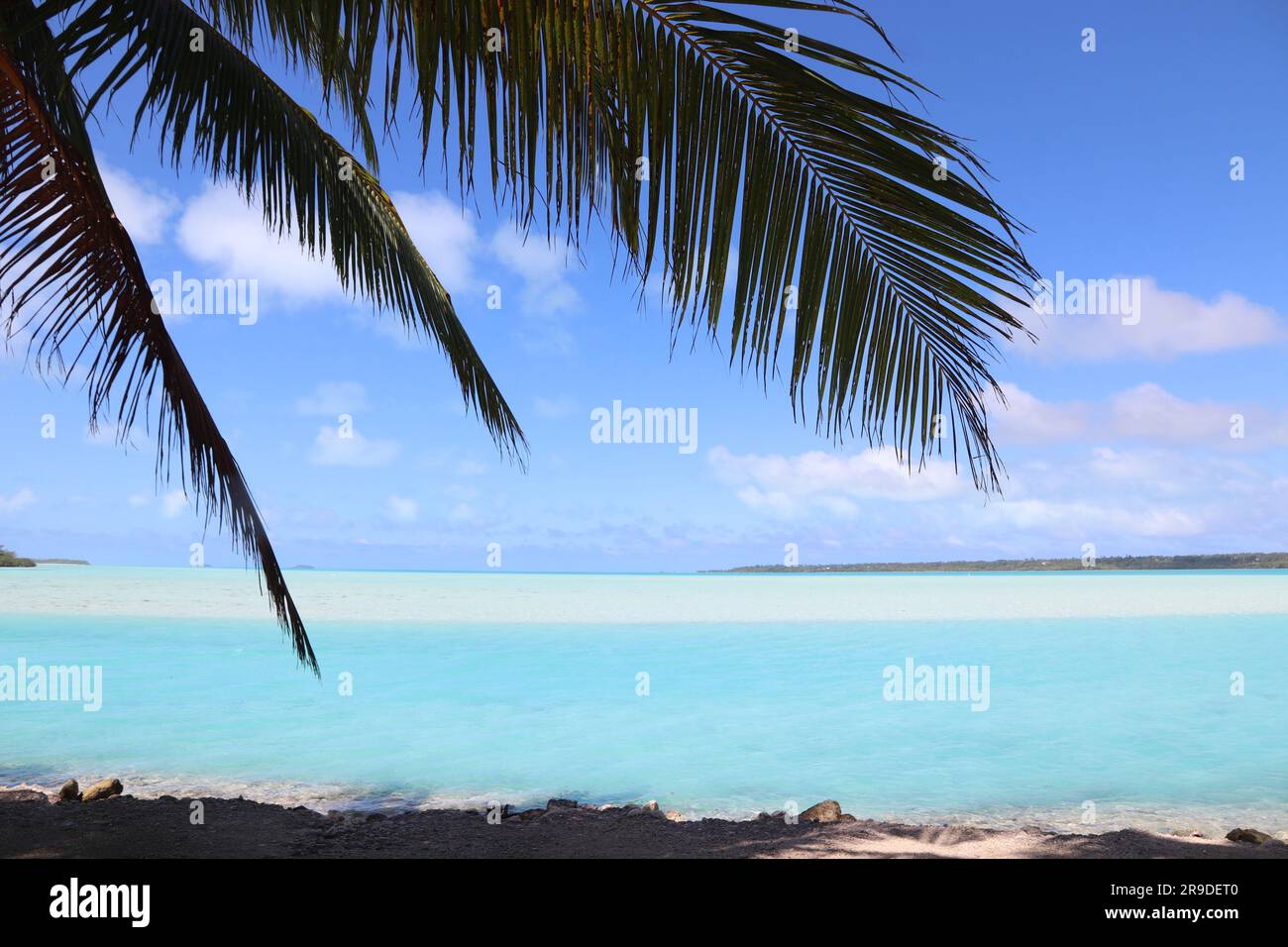 Aitutaki Lagoon - Cook Islands in New Zealand Stock Photo - Alamy