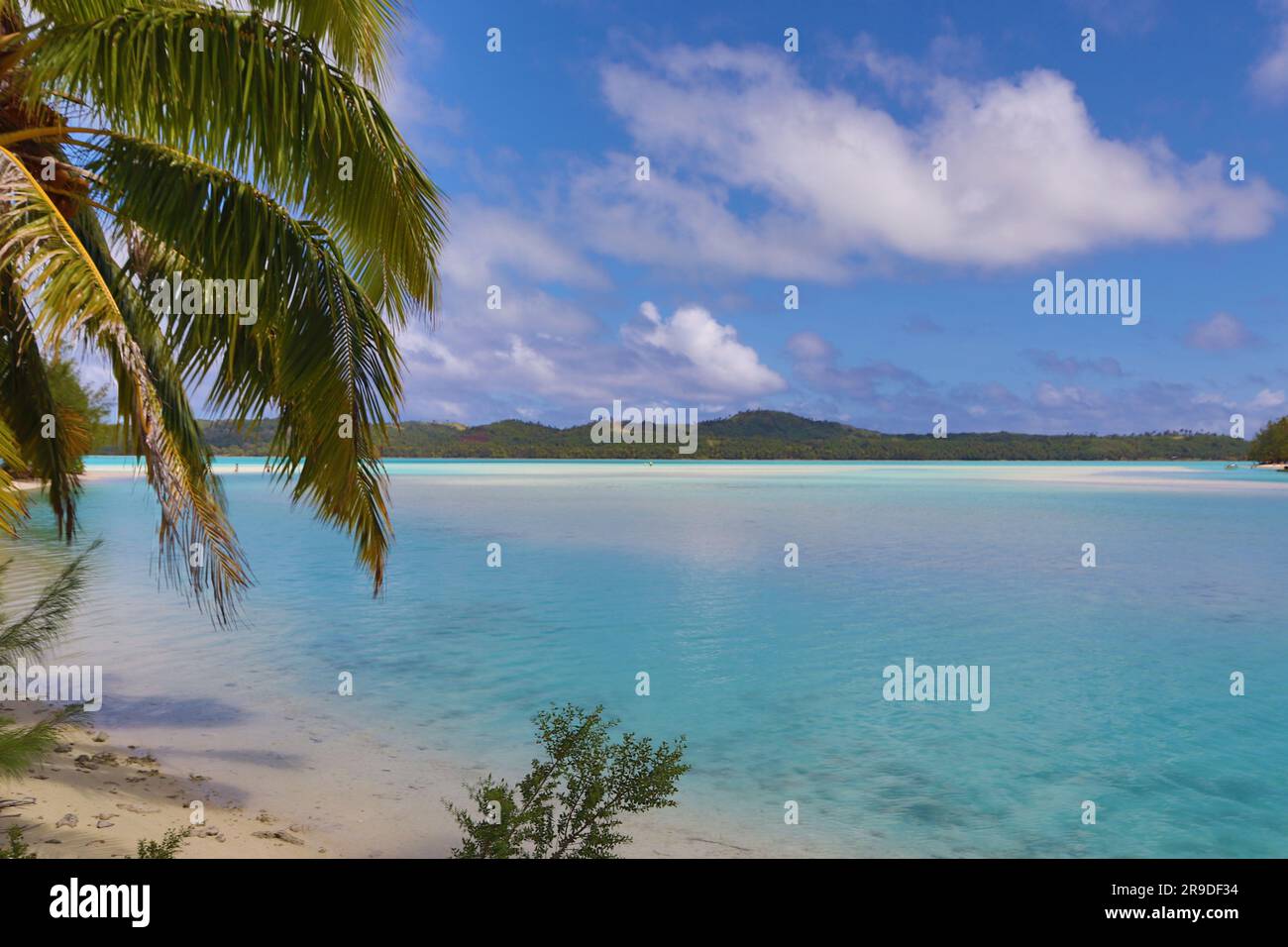 Aitutaki Lagoon - Cook Islands in New Zealand Stock Photo - Alamy