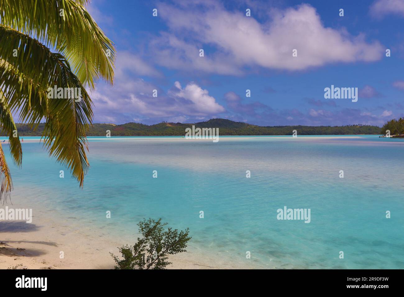 Aitutaki Lagoon - Cook Islands in New Zealand Stock Photo - Alamy