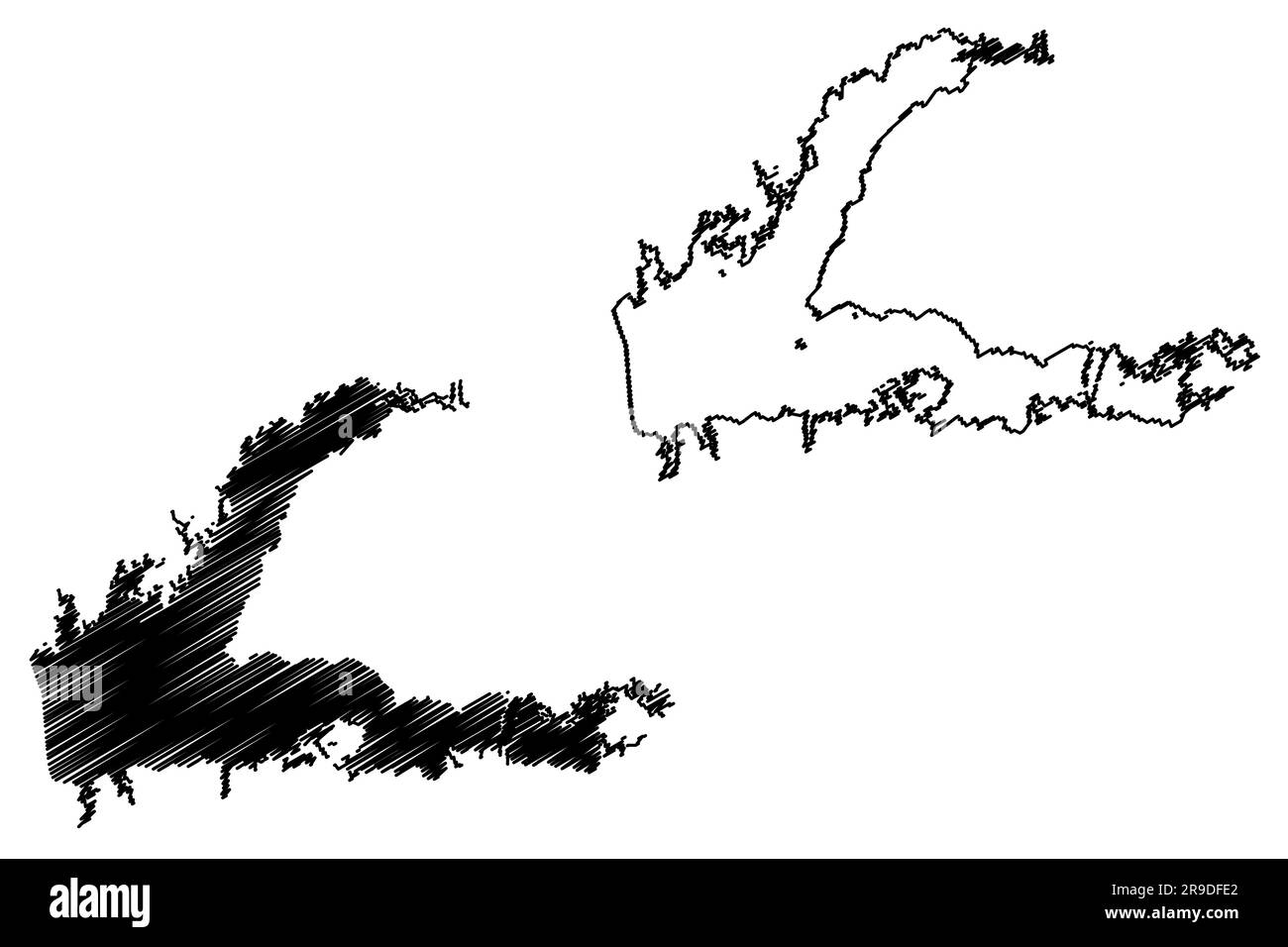 Lake Grenada Reservoir (United States of America, North America, us ...