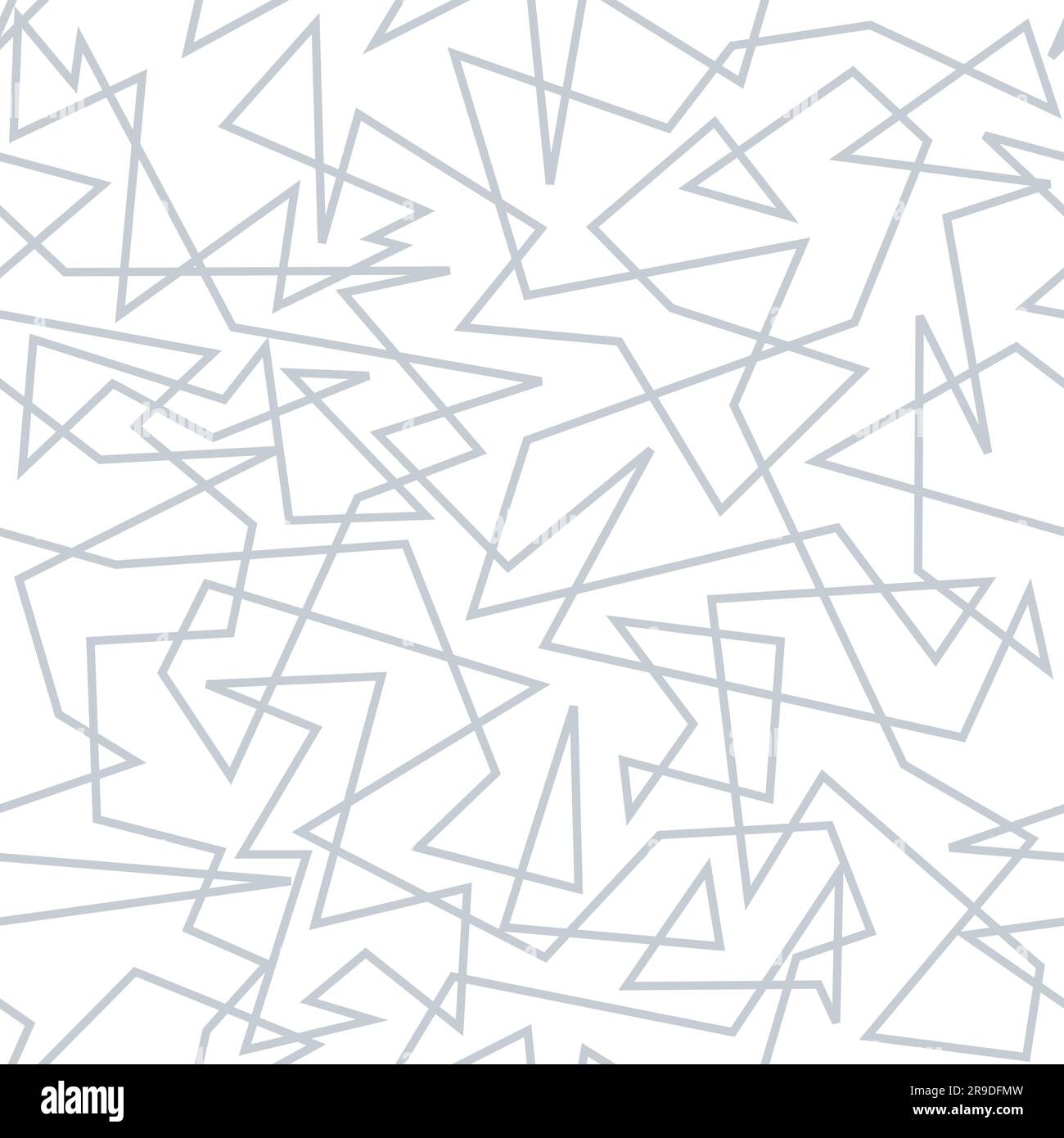 Grey white geometric pattern. Seamless angular sharp line vector ...