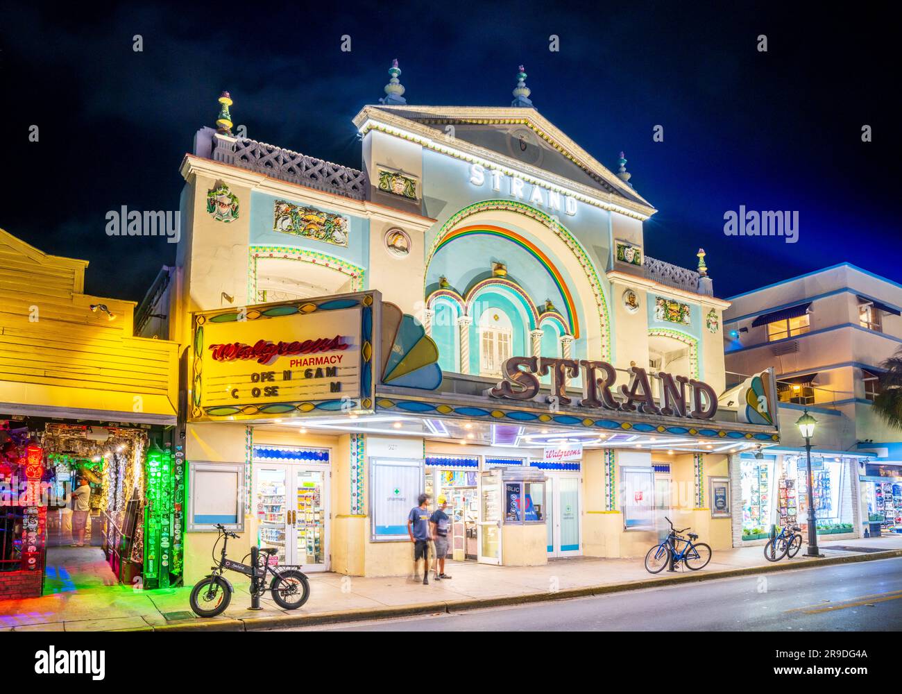 Duval Street, Typical Famous Architecture Key West, Florida, USA Stock ...
