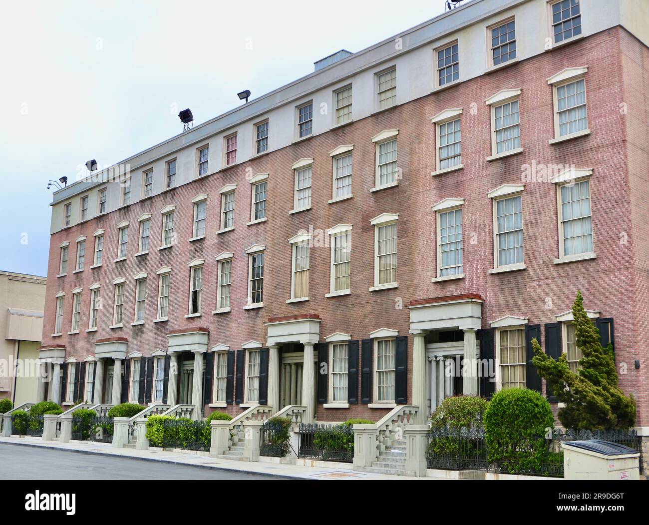 Washington Square Georgian Style Facades Used to Represent Boston ...