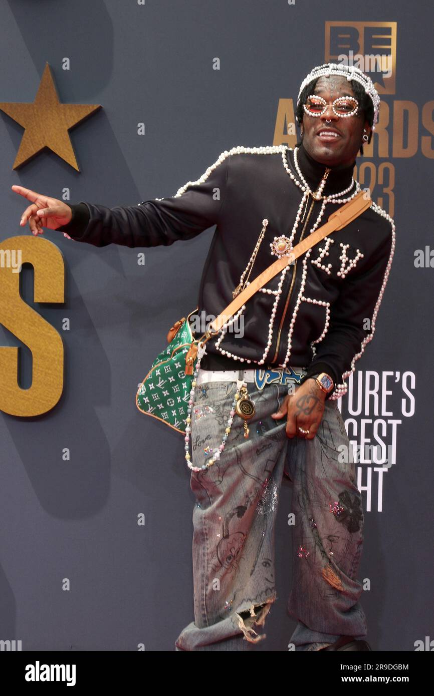 LOS ANGELES - JUN 25: Lil Uzi Vert at the 2023 BET Awards Arrivals at ...