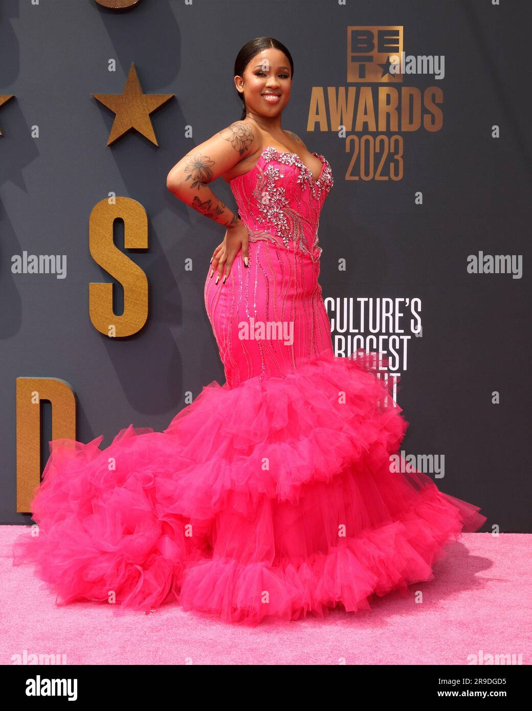 LOS ANGELES - JUN 25: Pabi Cooper at the 2023 BET Awards Arrivals at ...