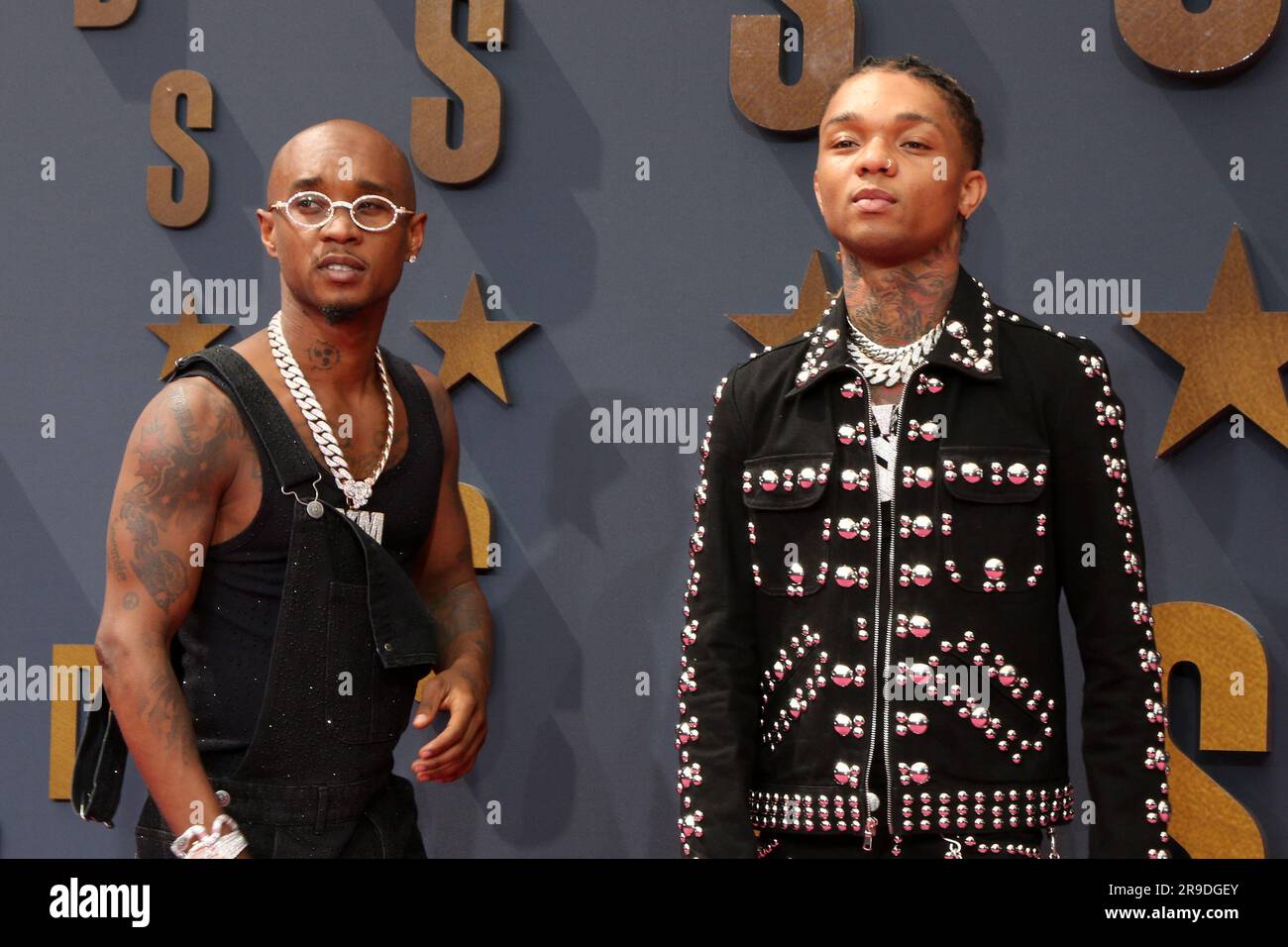 LOS ANGELES - JUN 25: Rae Sremmurd, Slim Jxmmi, Swae Lee at the 2023 ...