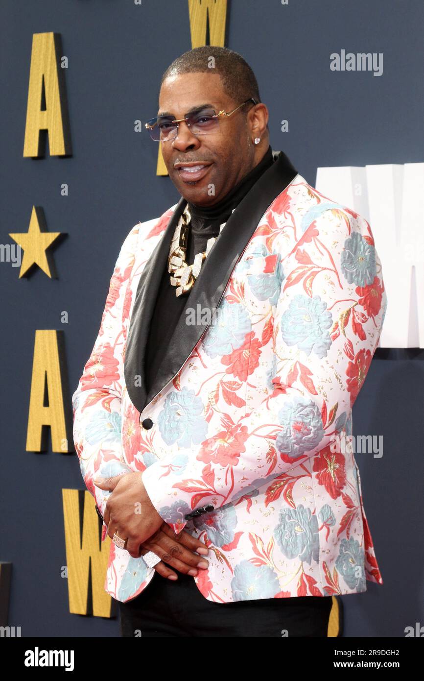 LOS ANGELES - JUN 25: Busta Rhymes at the 2023 BET Awards Arrivals at ...