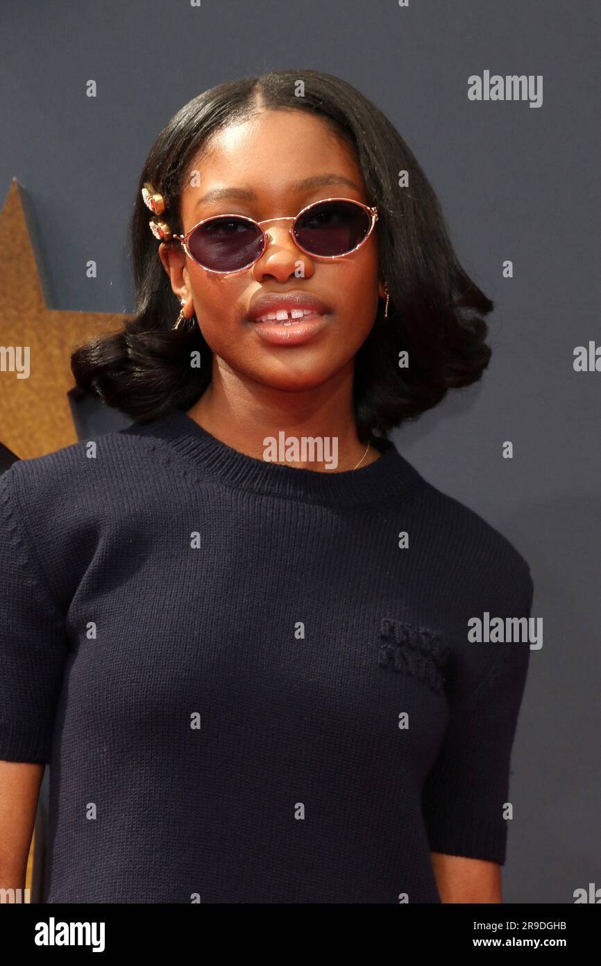LOS ANGELES - JUN 25: Demi Singleton at the 2023 BET Awards Arrivals at ...