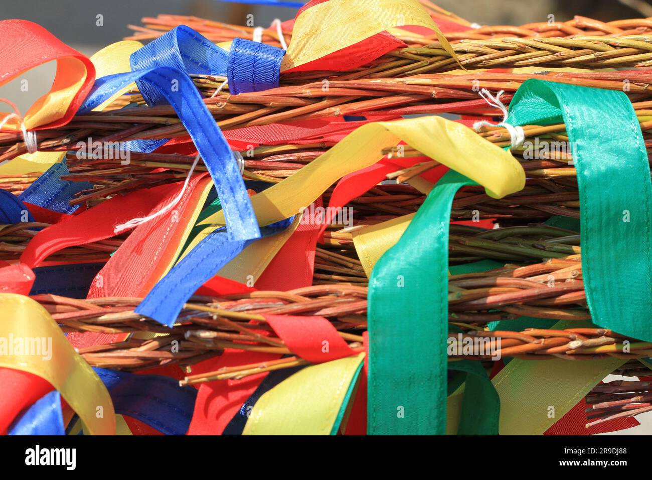 traditional czech easter rods as holiday background Stock Photo - Alamy