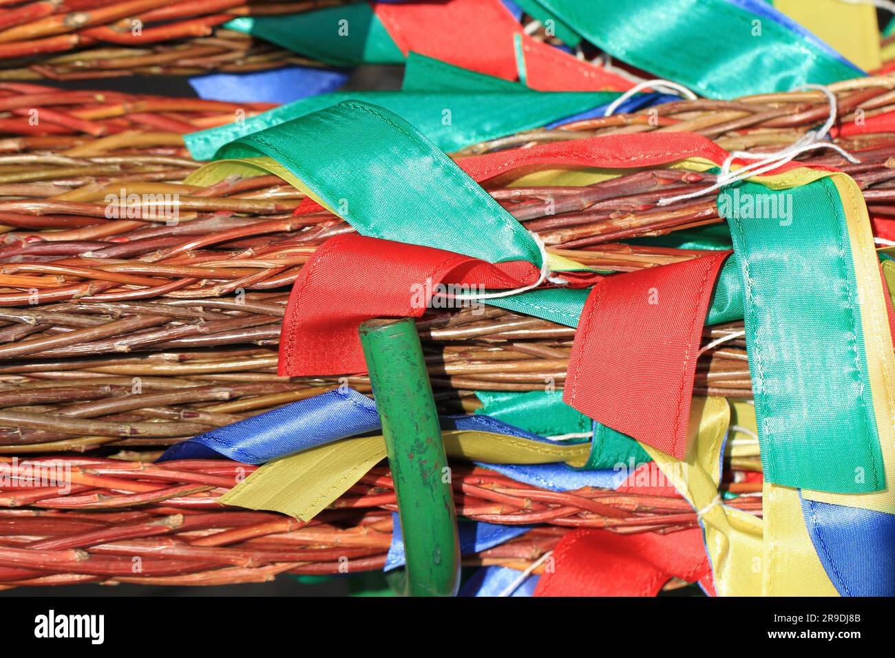 traditional czech easter rods as holiday background Stock Photo - Alamy