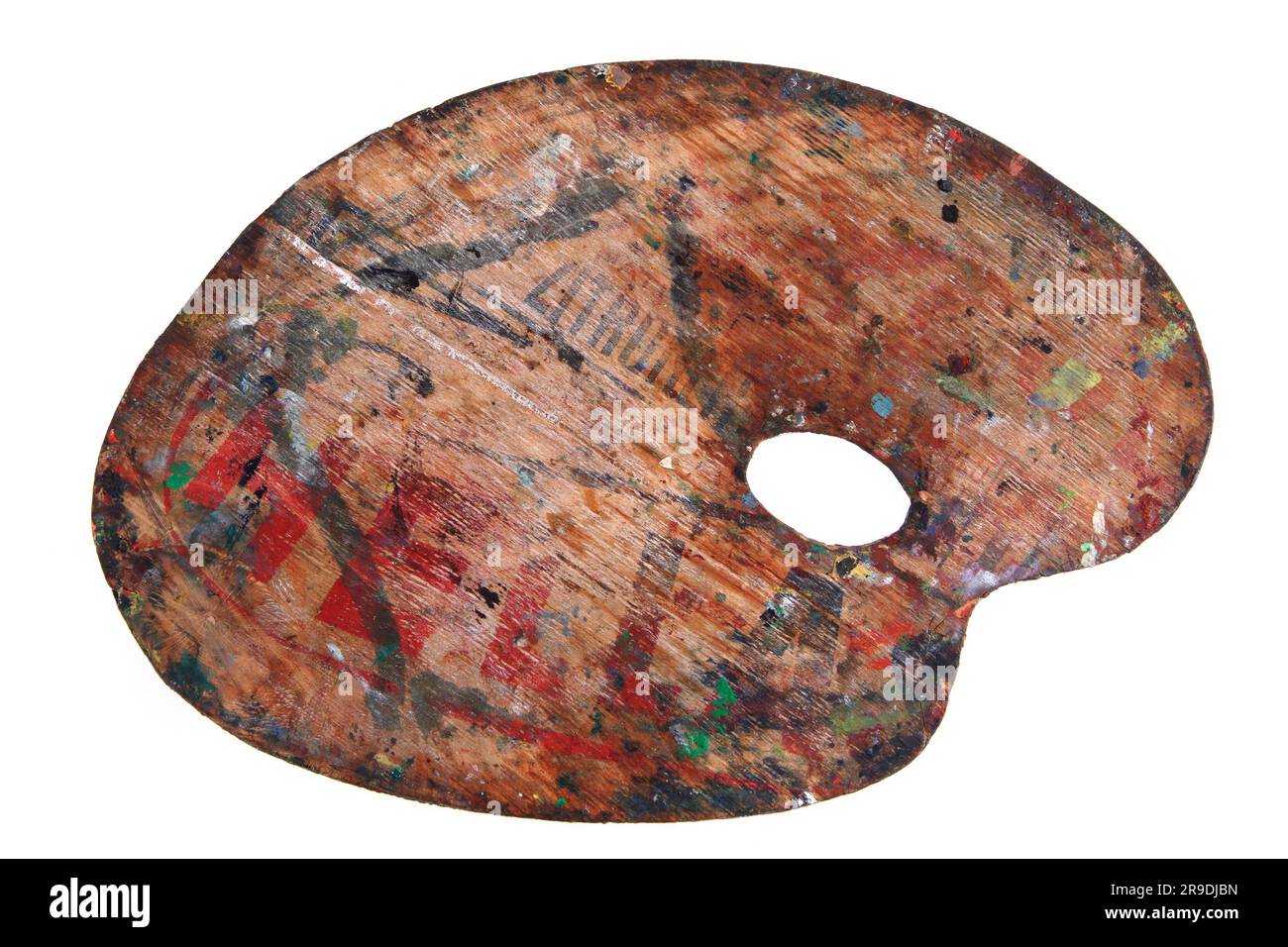 old color palette isolated on the white background Stock Photo - Alamy