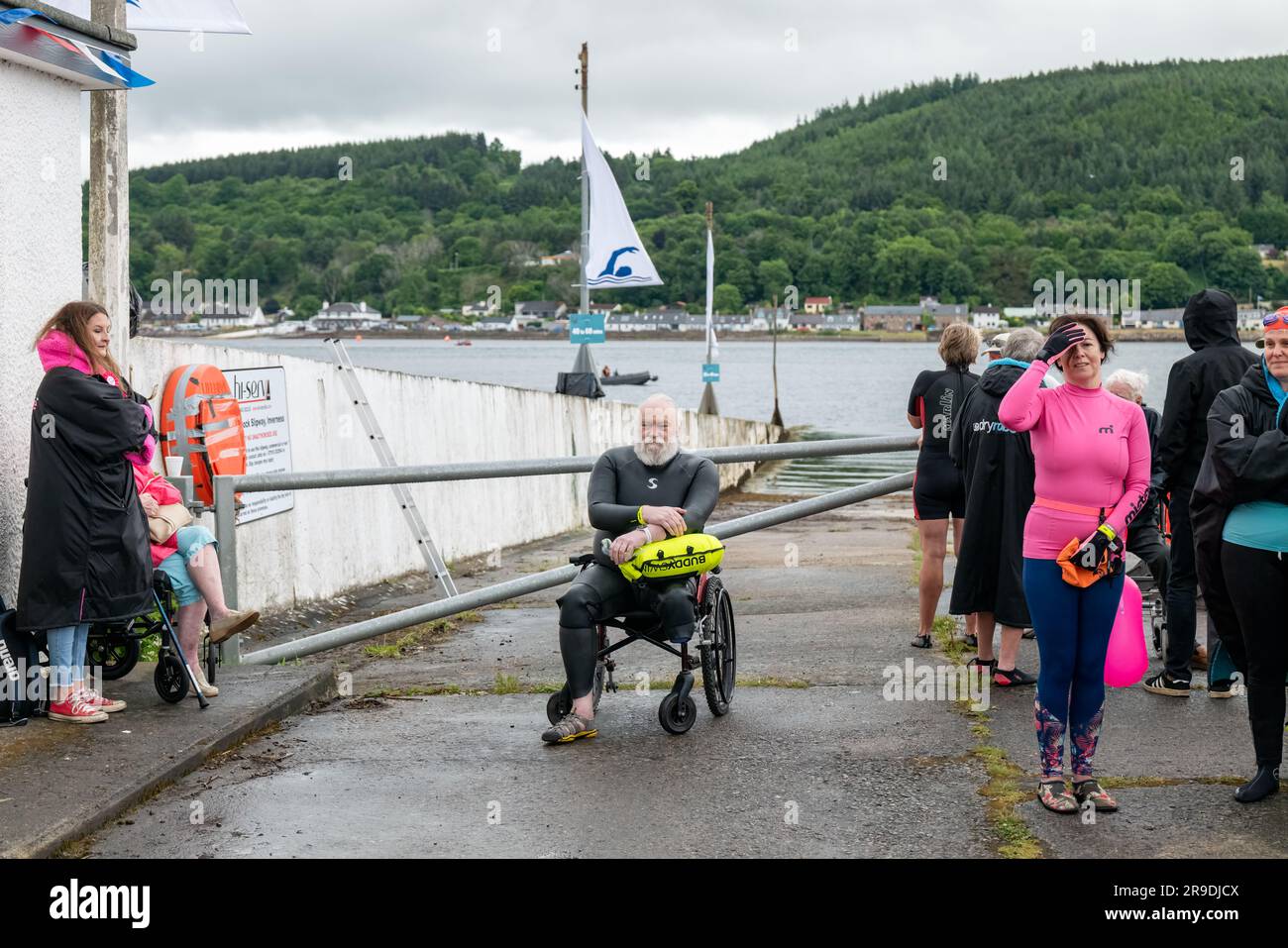 Kessock Ferry, Inverness, UK. 25th June, 2023. This is scenes from the ...