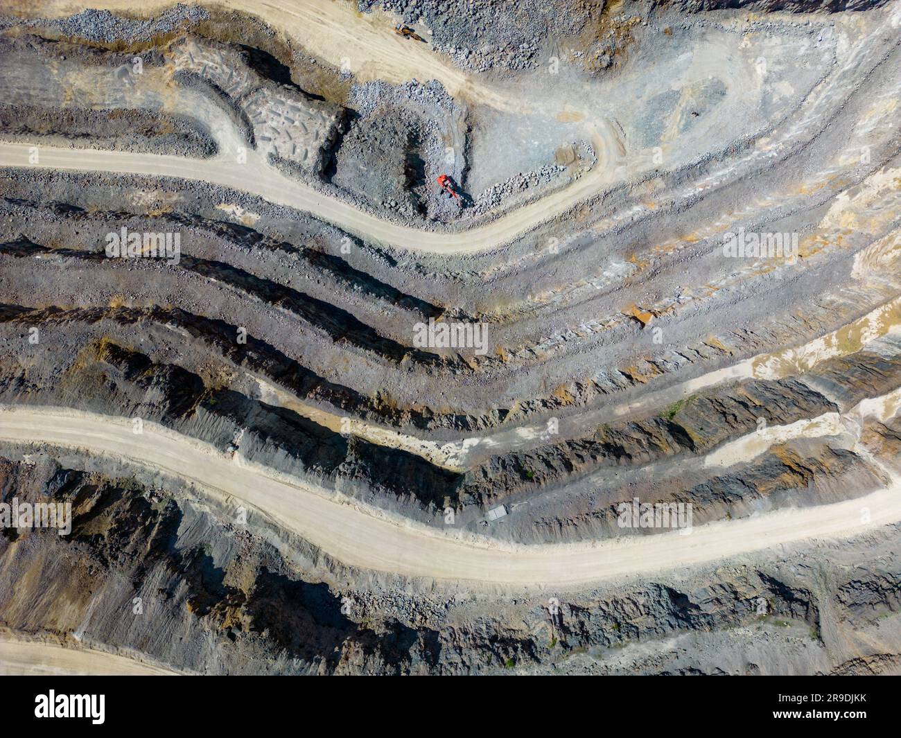 Aerial drone photo of the Coldstones Cut in Yorkshire Dales National ...