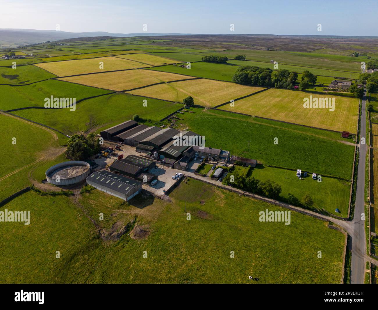 Aerial england countryside hi-res stock photography and images - Alamy