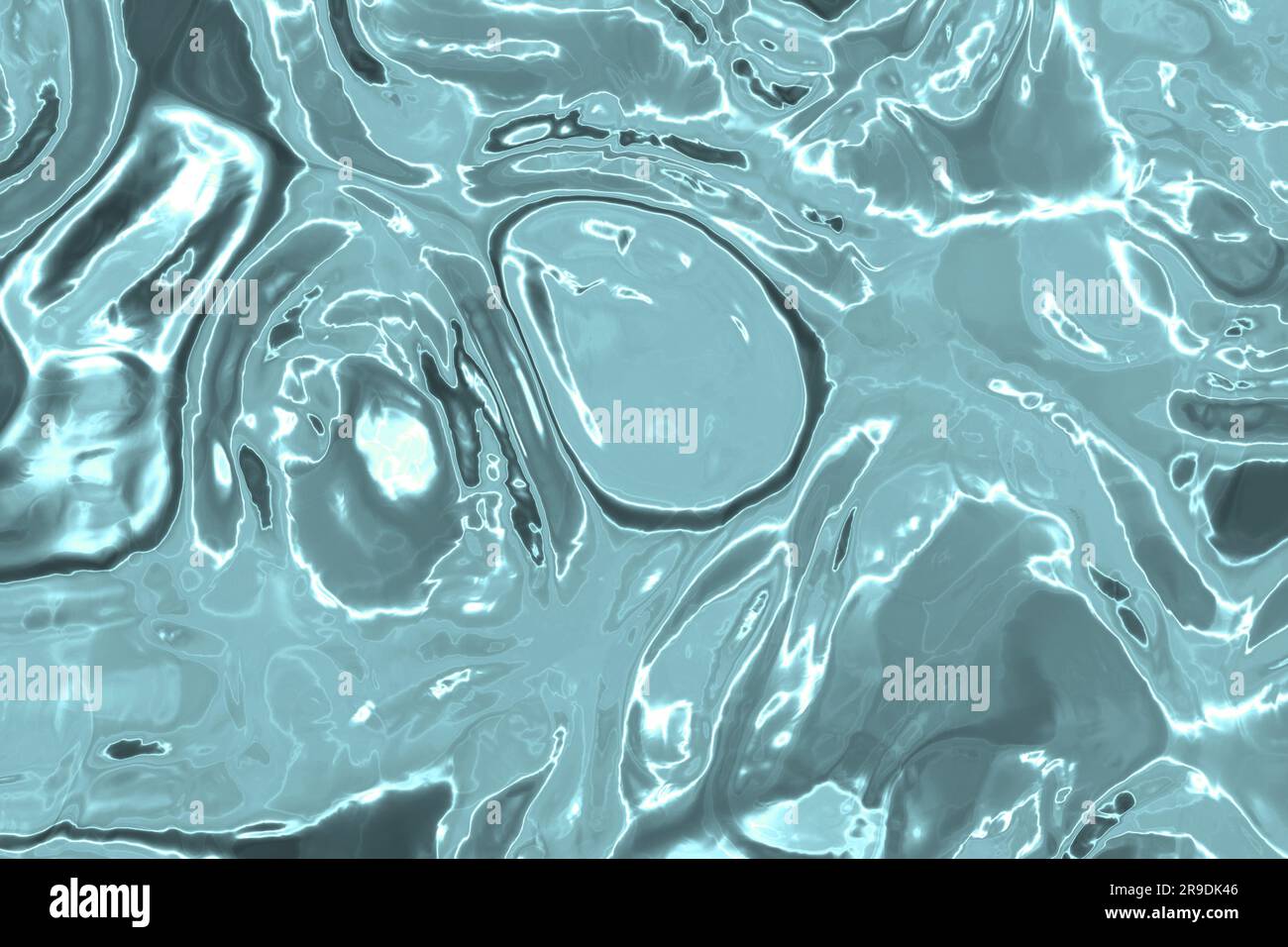 artistic flowing glossy steel waves computer graphic background texture ...