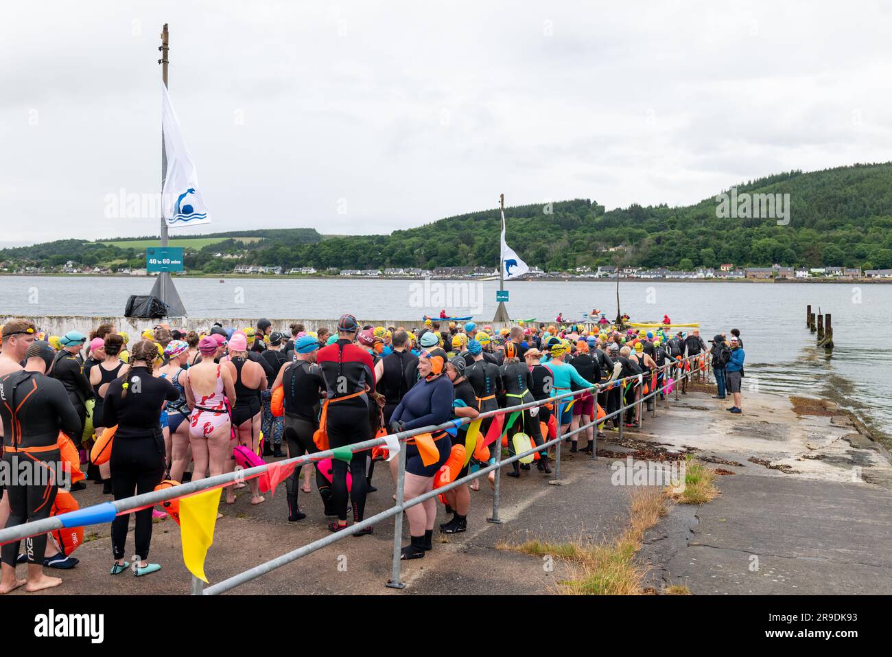 Kessock Ferry, Inverness, UK. 25th June, 2023. This is scenes from the ...