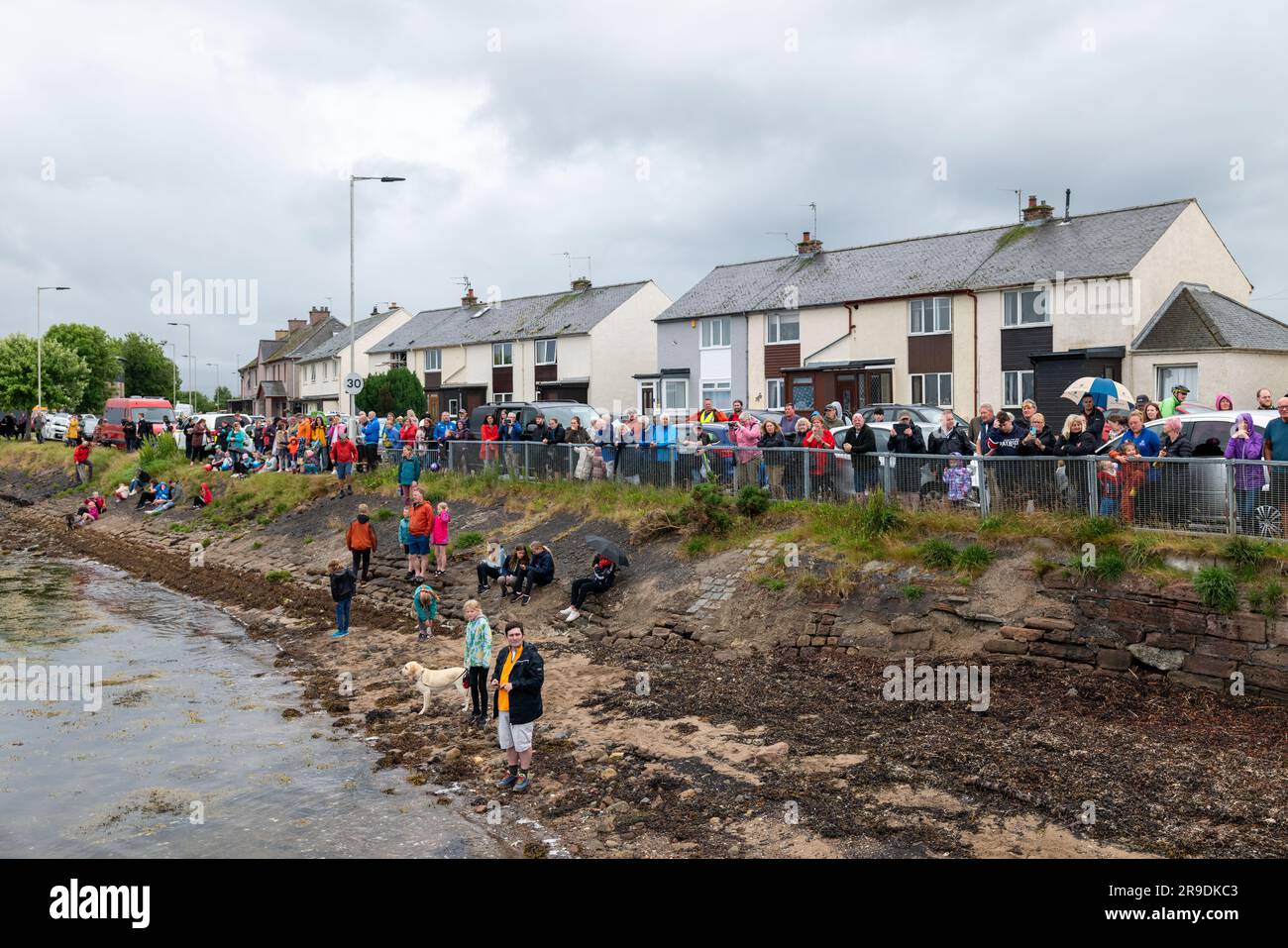 Kessock Ferry, Inverness, UK. 25th June, 2023. This is scenes from the ...