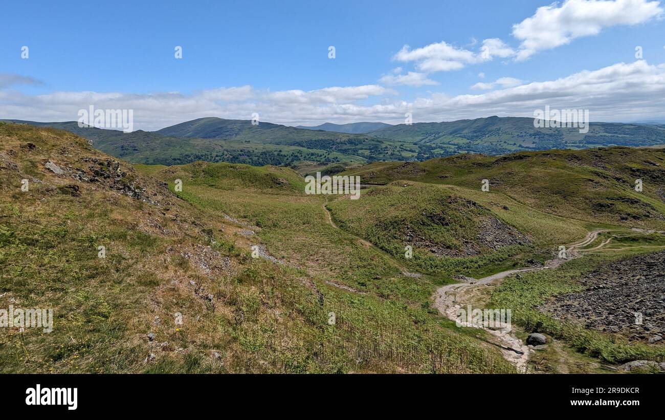 Lake District Landscape around Ambleside, Windemere and Grasmere walk ...