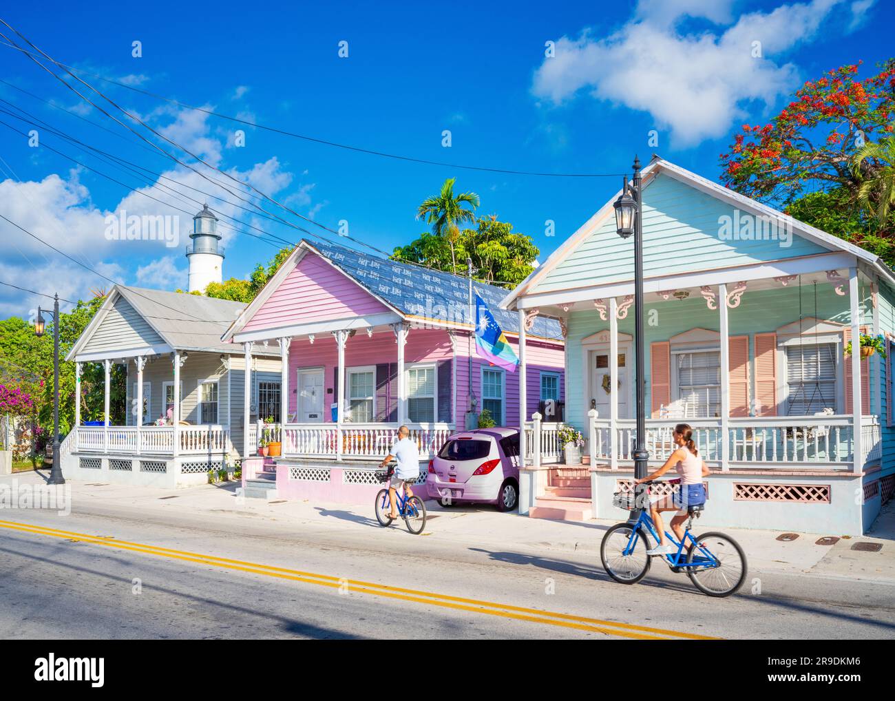 Tropical Architecture Key West, Florida, USA Stock Photo - Alamy