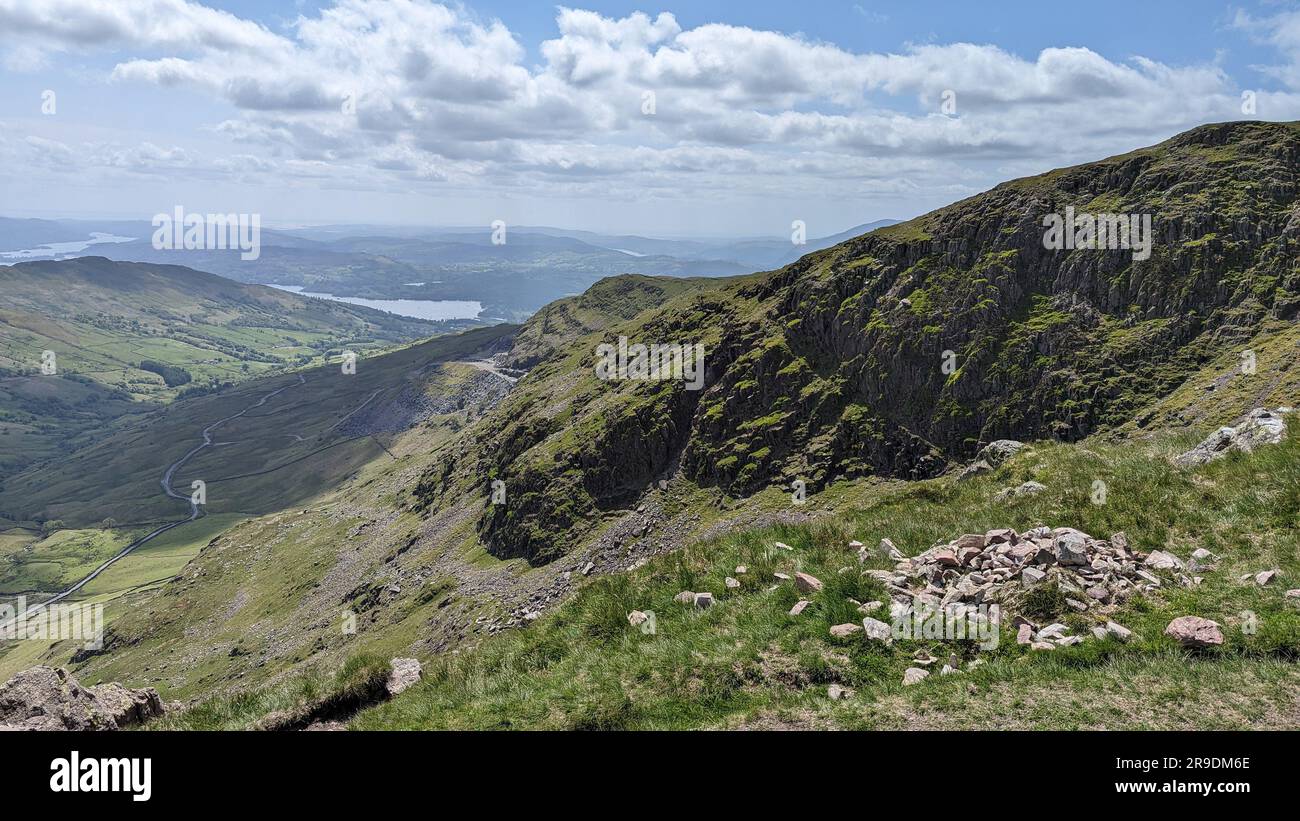 Lake District Landscape around Ambleside, Windemere and Grasmere walk ...