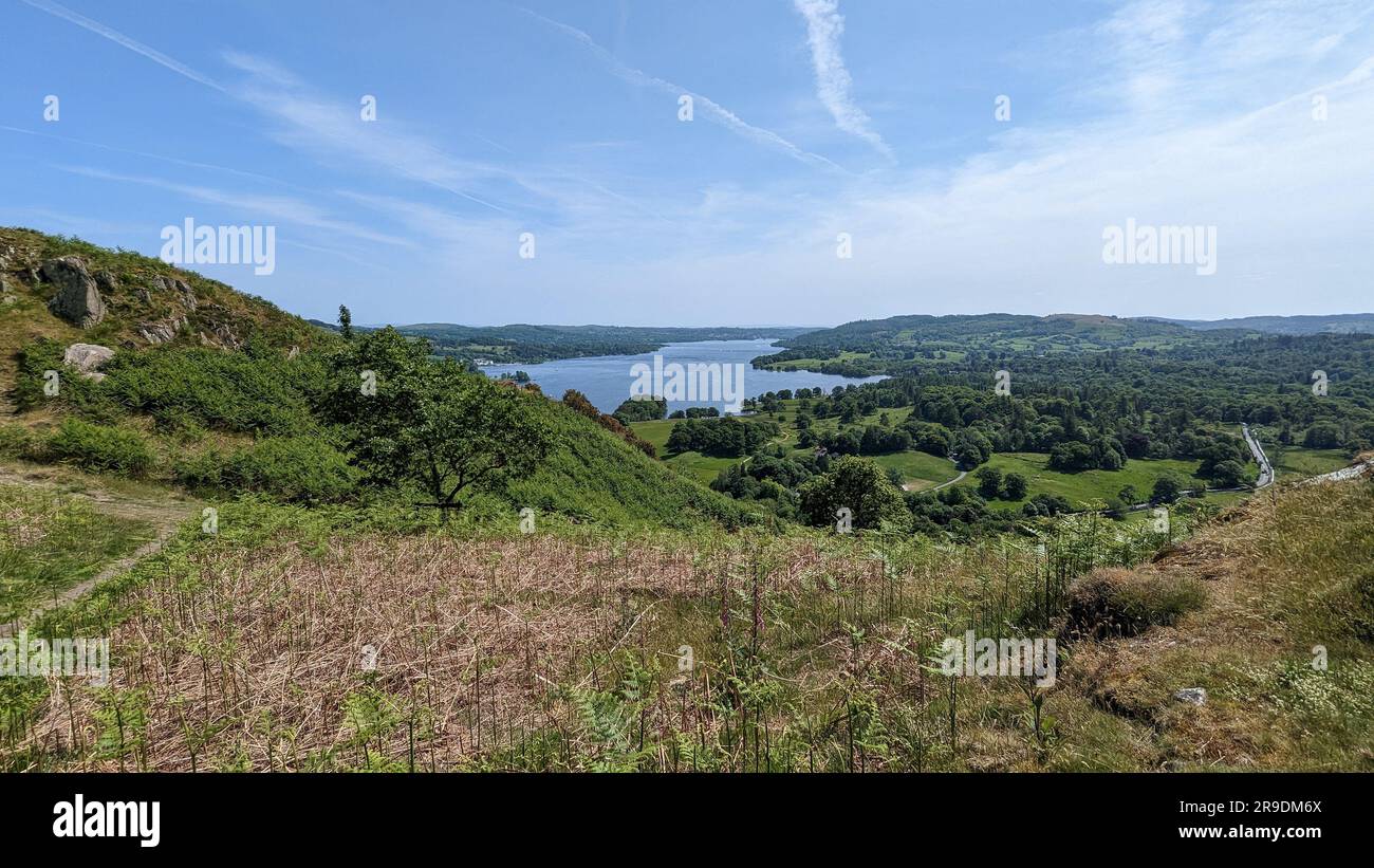 Lake District Landscape around Ambleside, Windemere and Grasmere views ...