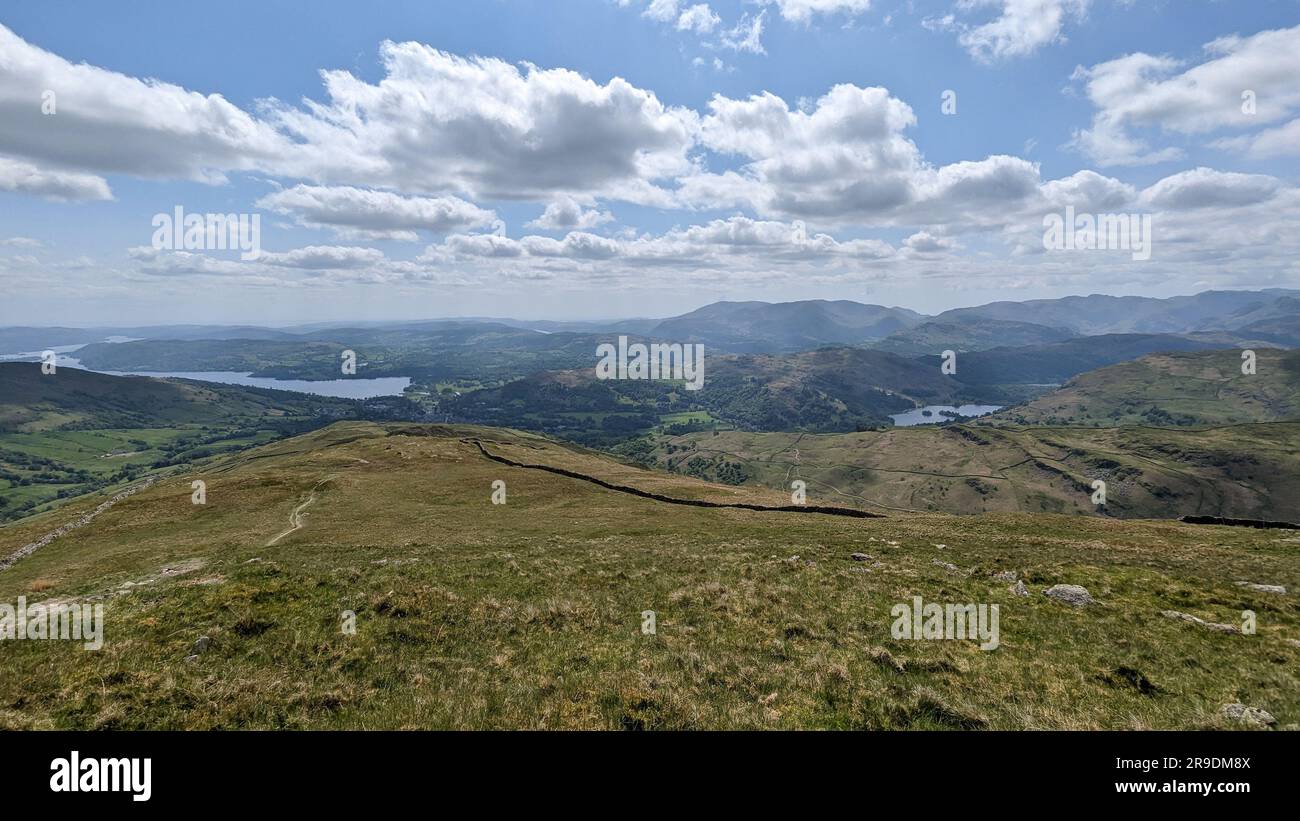 Lake District Landscape around Ambleside, Windemere and Grasmere walk ...