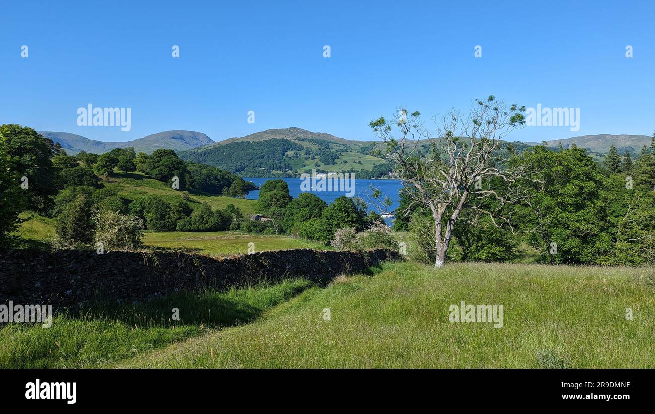 Lake District Landscape around Ambleside, Windemere and Grasmere the ...