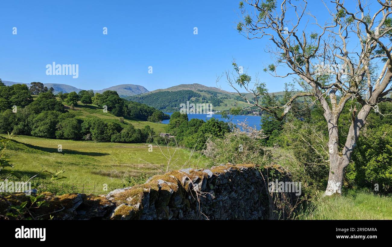 Lake District Landscape around Ambleside, Windemere and Grasmere the ...