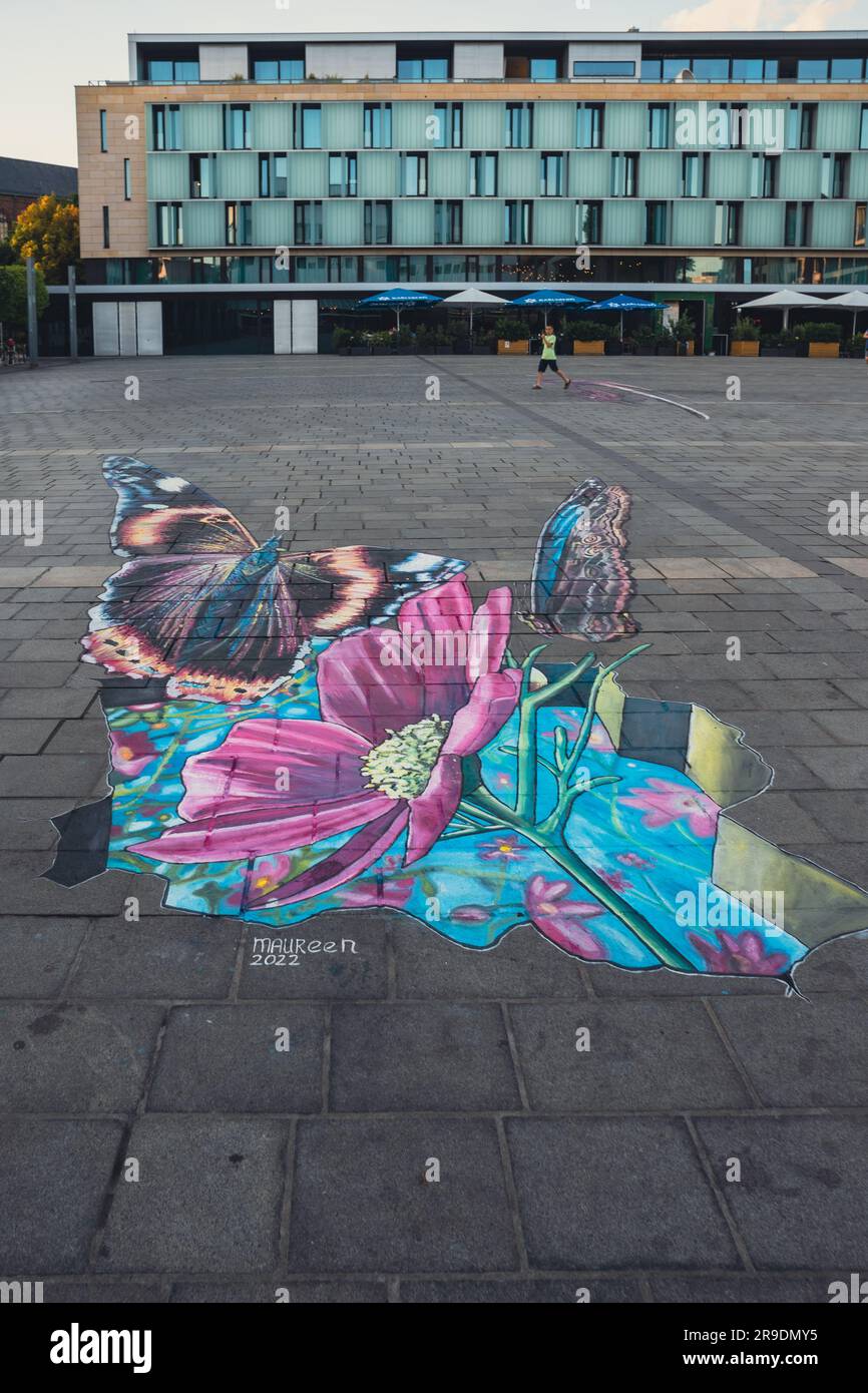 3d pavement art hi-res stock photography and images - Alamy